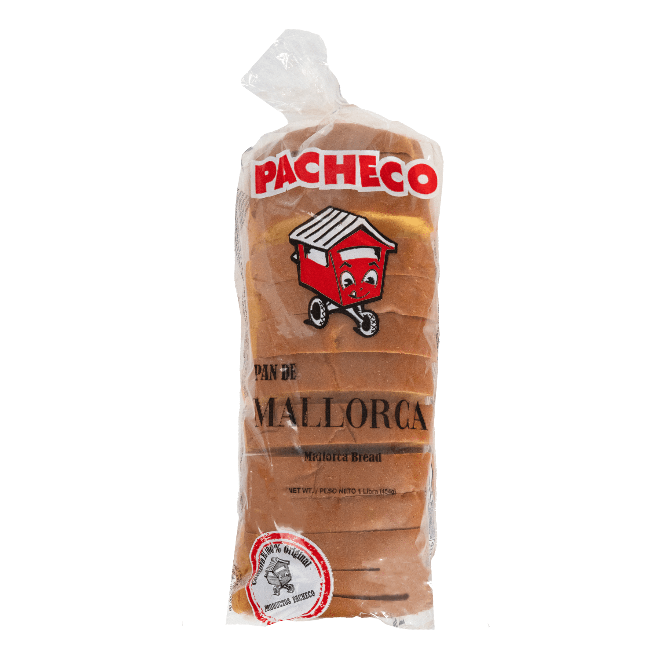 Pacheco Sliced Mallorca Bread, 16 oz Regular Size Shelf Stable ...