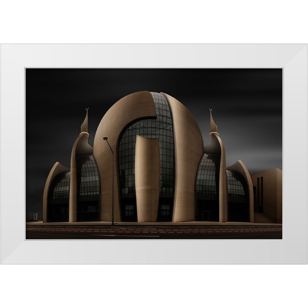 Pachula, Adam 32x23 White Modern Wood Framed Museum Art Print Titled ...