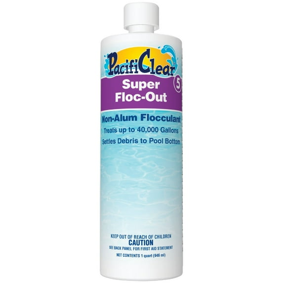 PacifiClear Super Floc Out 1 Qt. Liquid Clarifier F071001012PC ...
