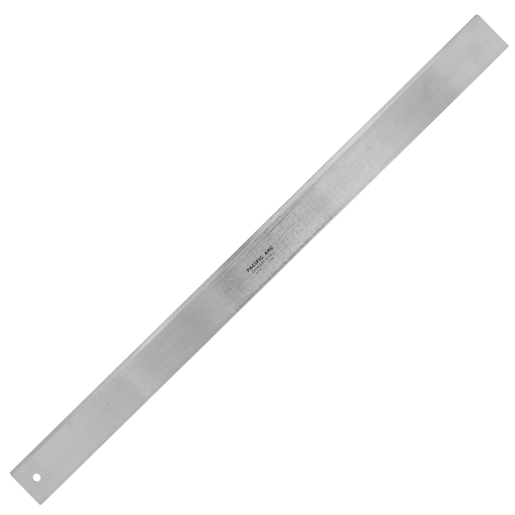 Pacific Arc, 12" Straight Edge Stainless Steel 0.09" Thick Steel, Heavy ...