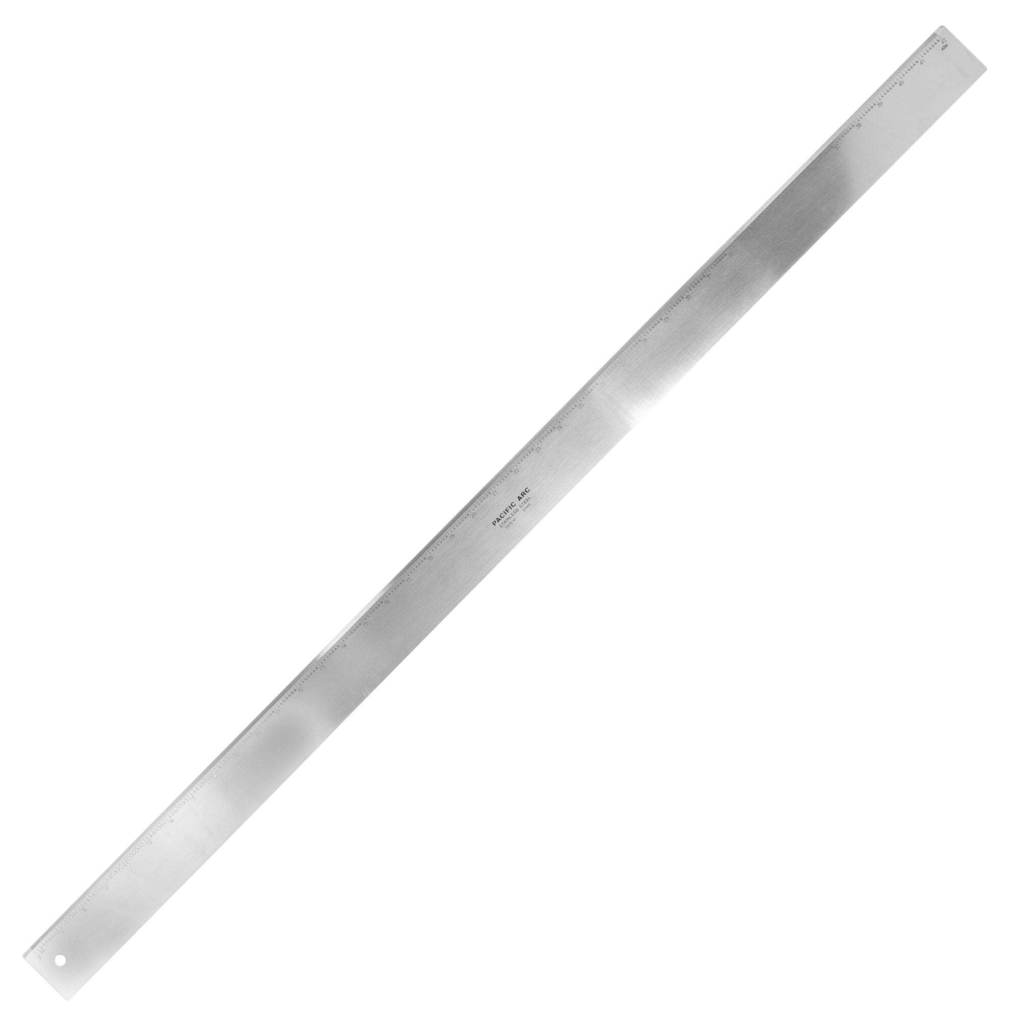 Pacific Arc, 12" Straight Edge Stainless Steel 0.09" Thick Steel, Heavy ...