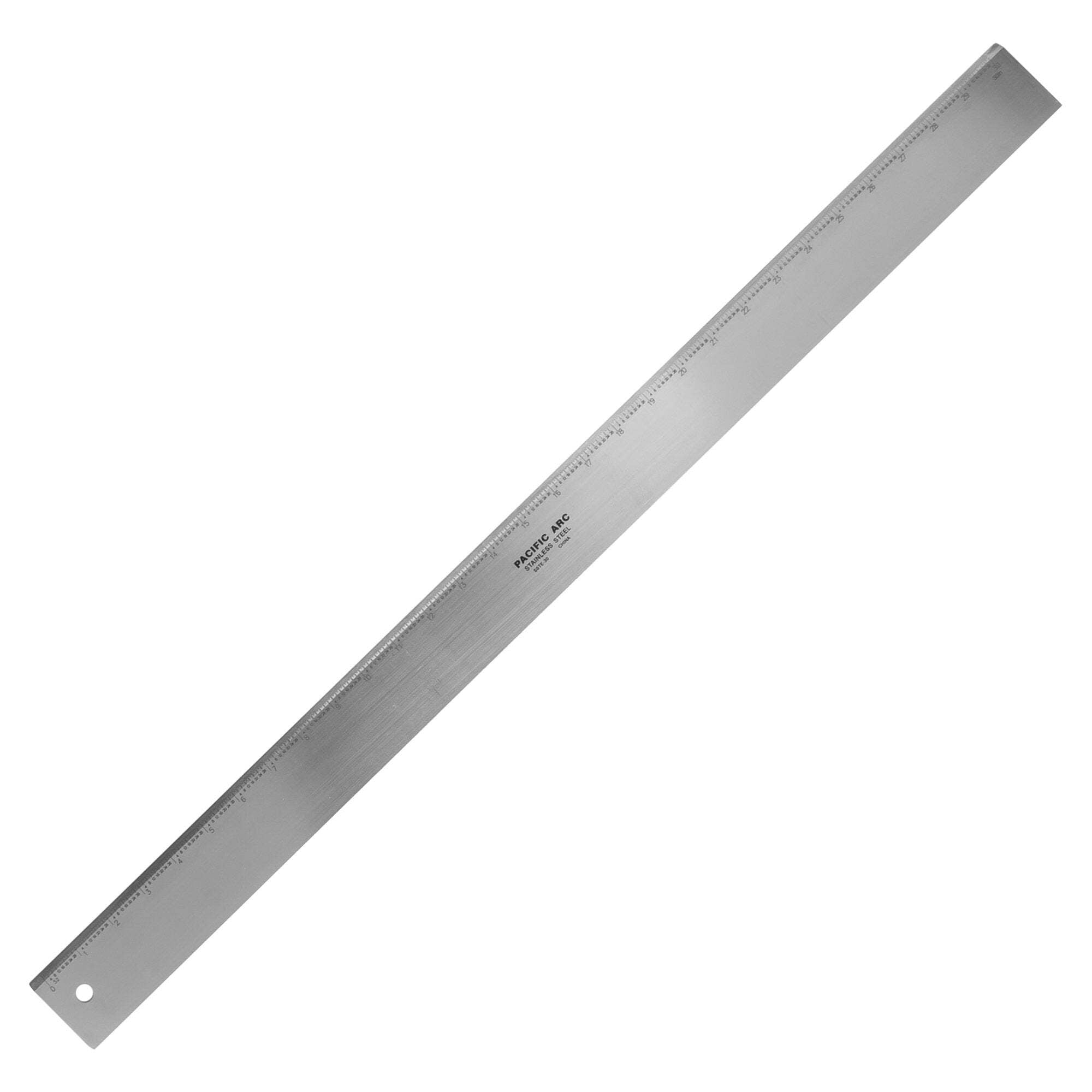 Pacific Arc, 12" Straight Edge Stainless Steel 0.09" Thick Steel, Heavy ...