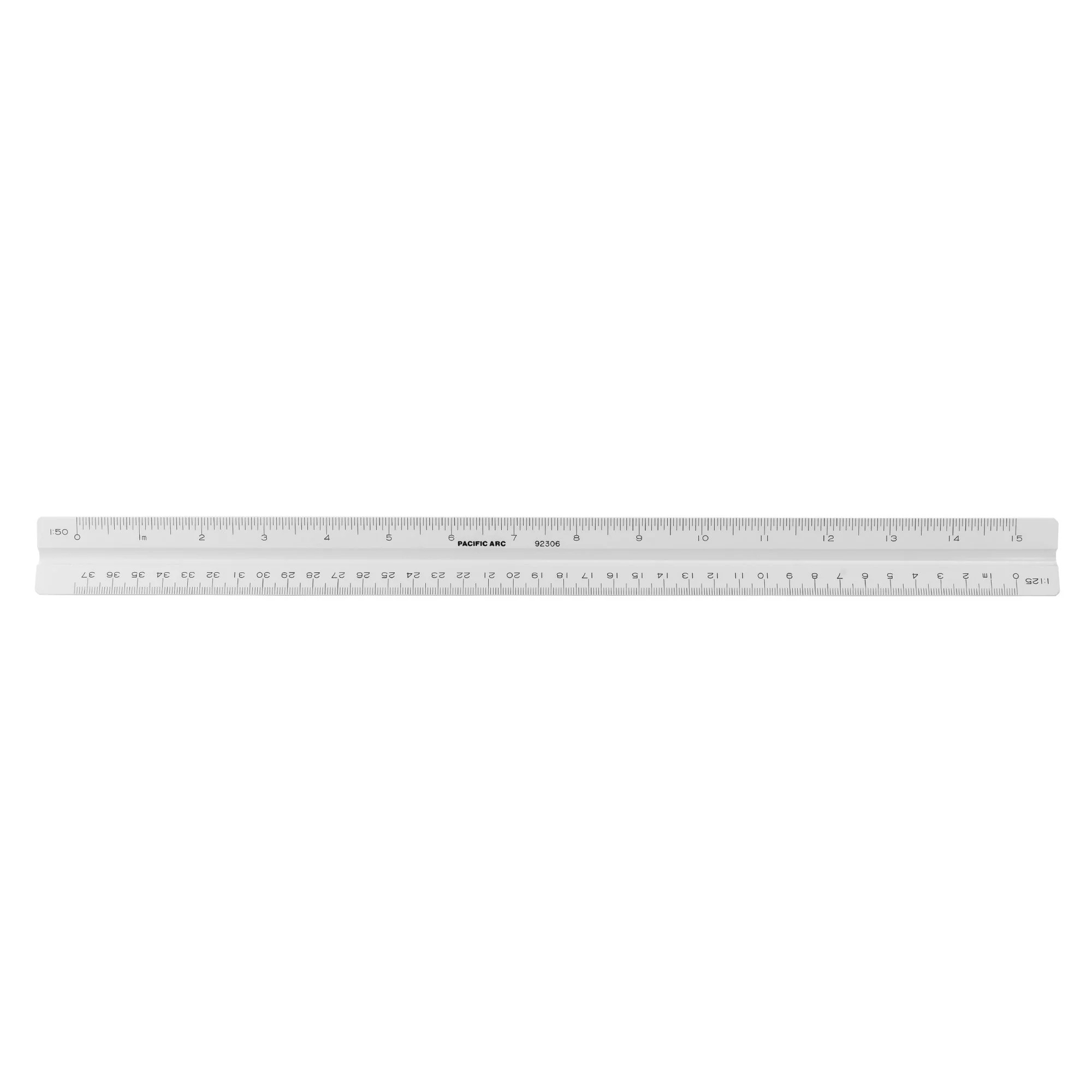 Pacific Arc, Architect Plastic Scale Ruler, Divided by: 1/16th, 3/32, 1 ...