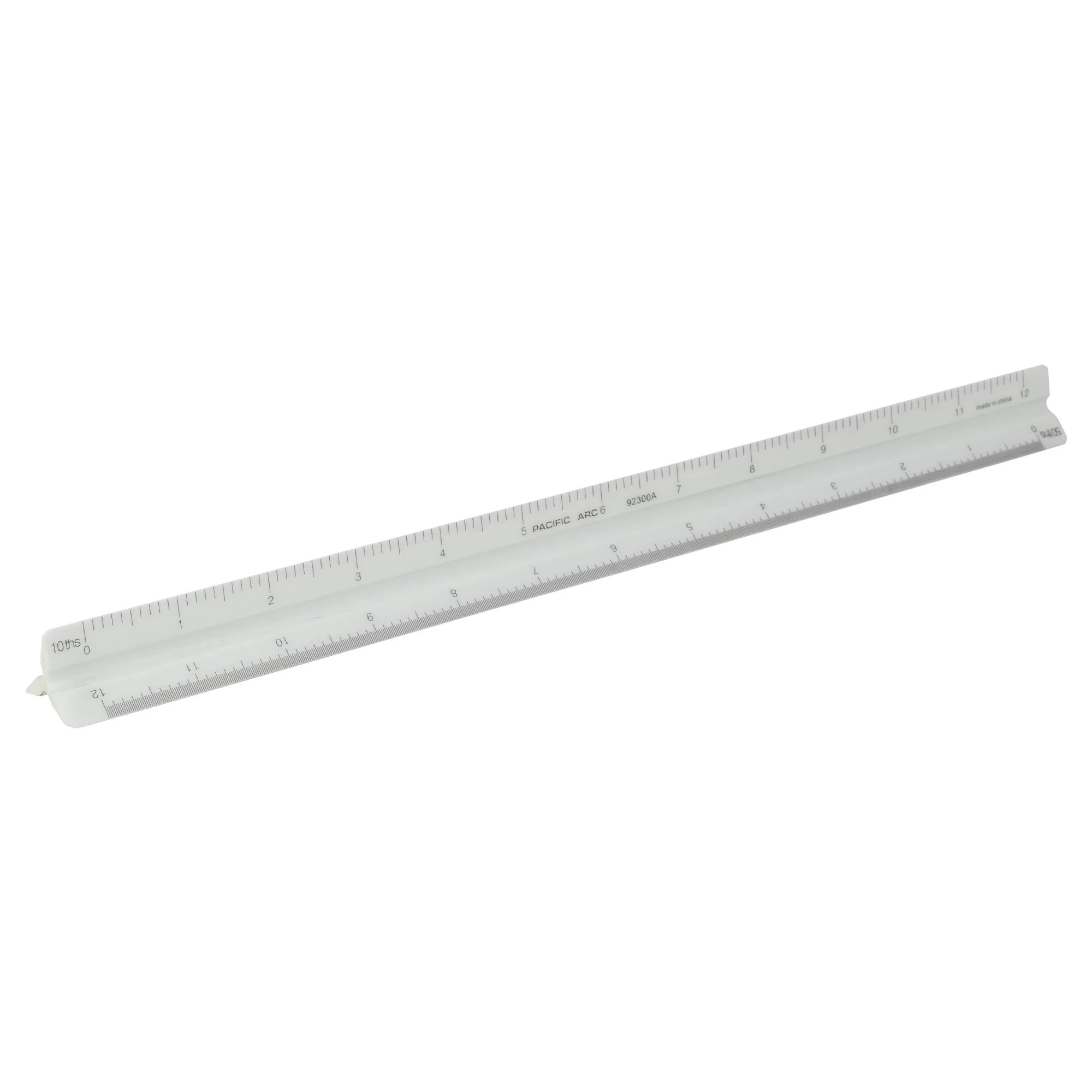 Pacific Arc, Architect Plastic Scale Ruler, Divided by: 1/16th, 3/32, 1 ...