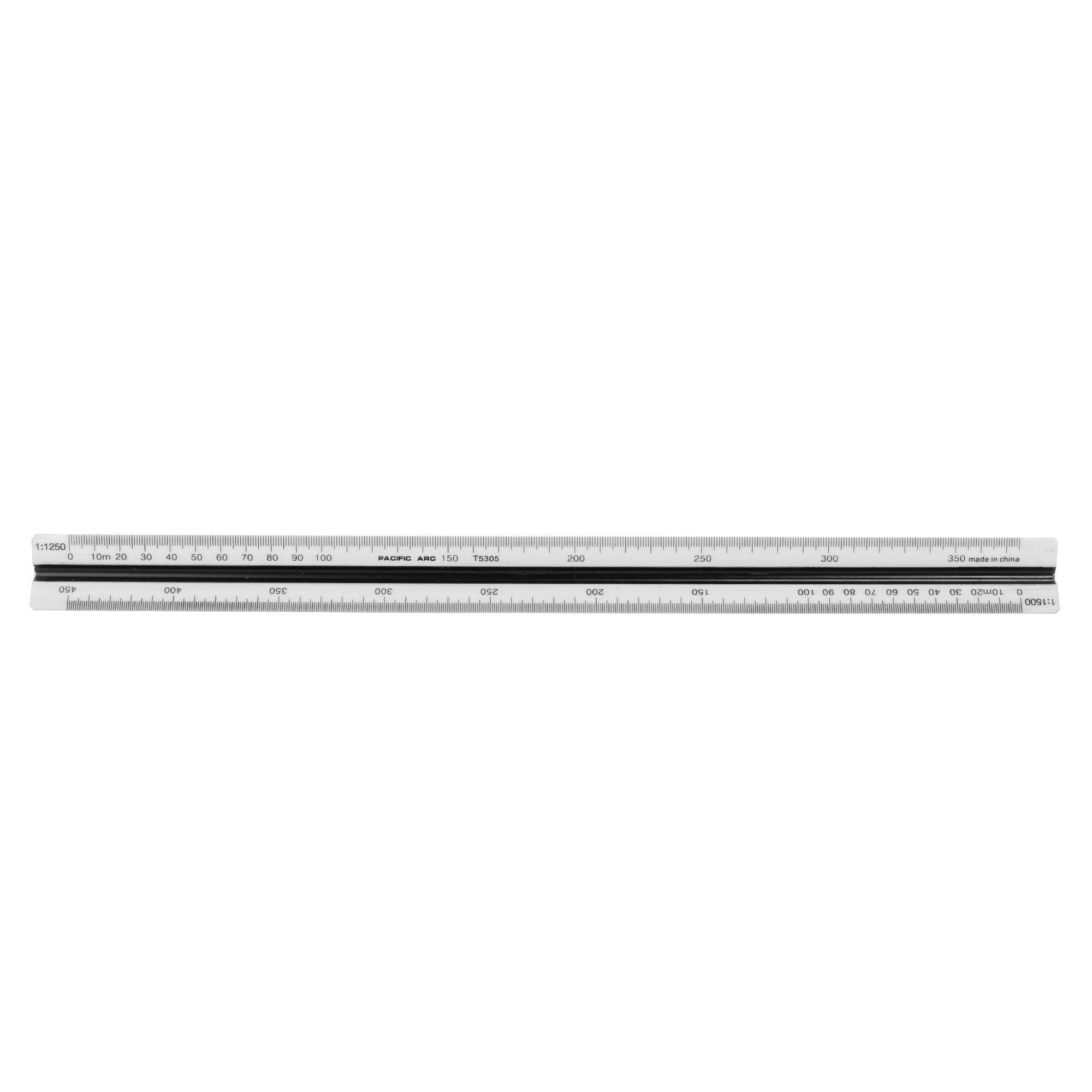 Pacific Arc, Architect Triangle Scale Ruler 12 Inch with Acid Etched ...