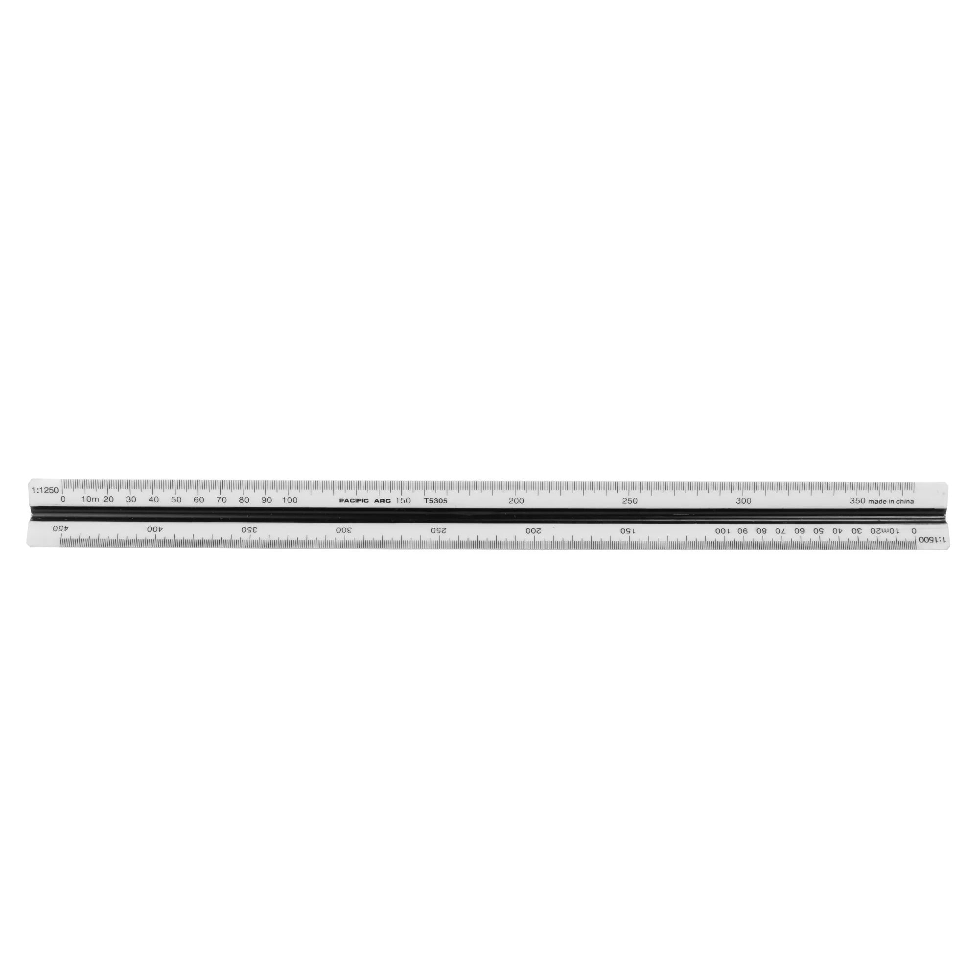 Pacific Arc, Architect Triangle Scale Ruler 12 Inch with Acid Etched ...