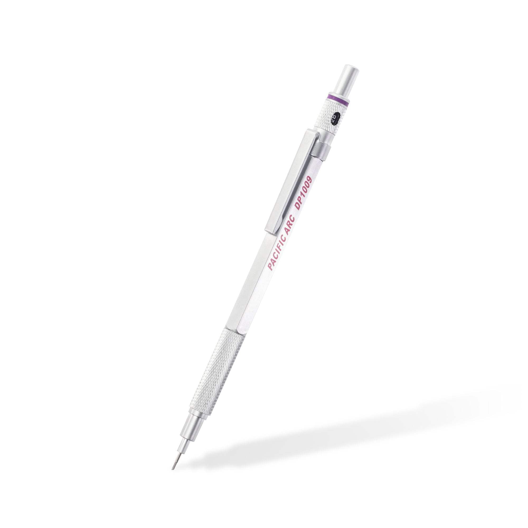 Pacific Arc - Chromograph Metal Mechanical Pencil .9 mm Silver Barrel ...