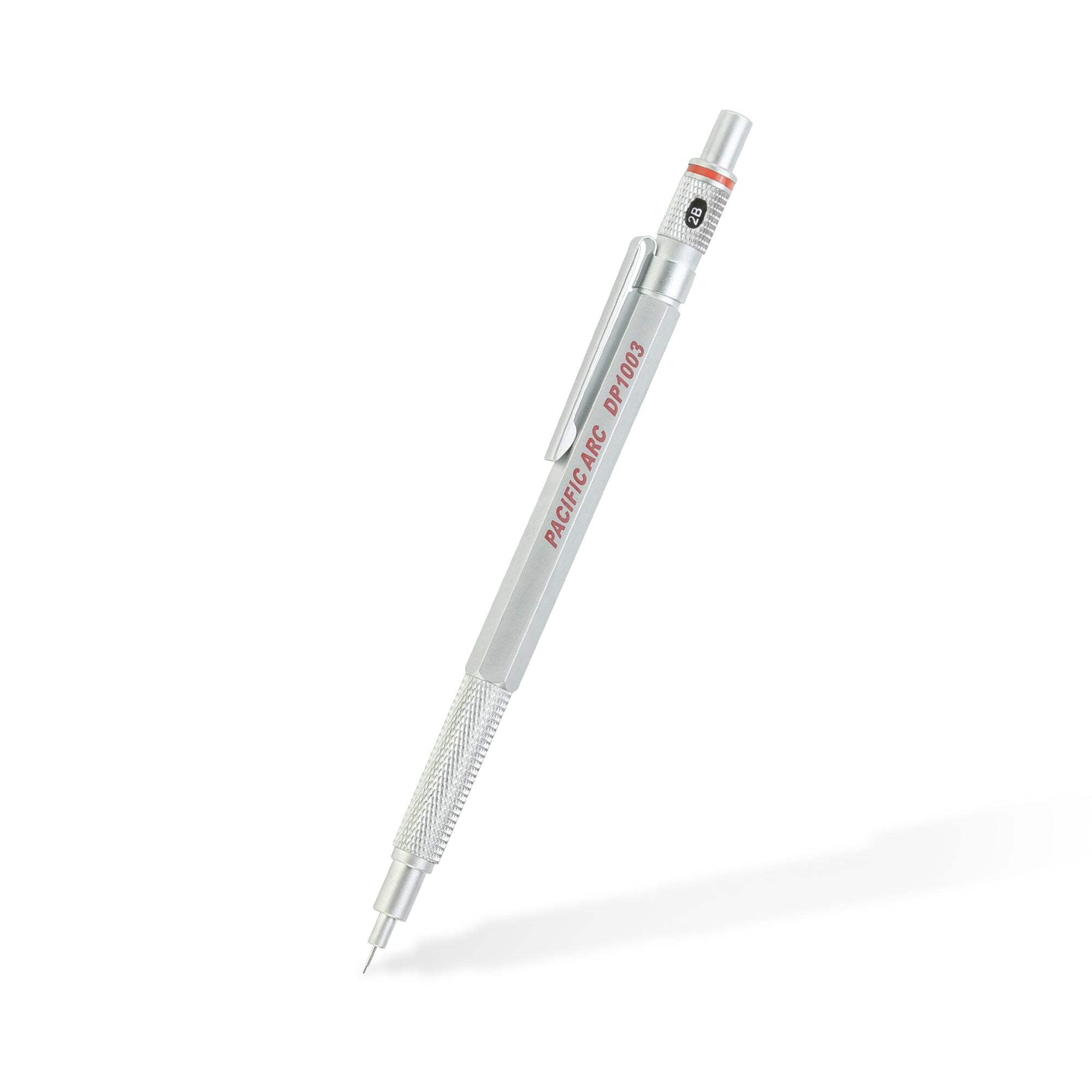 Pacific Arc - Chromograph Metal Mechanical Pencil .9 mm Silver Barrel ...