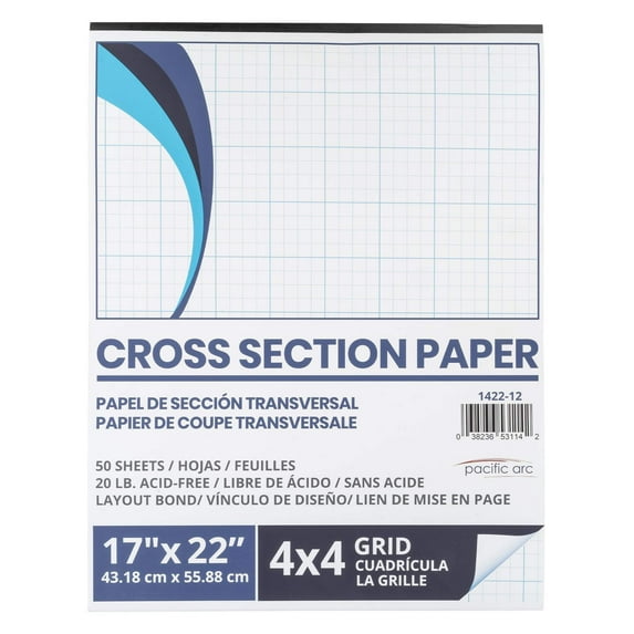 Pacific Arc - Cross Section Paper Pack, 500 Sheets, 8.5 Inch x 11 Inch ...