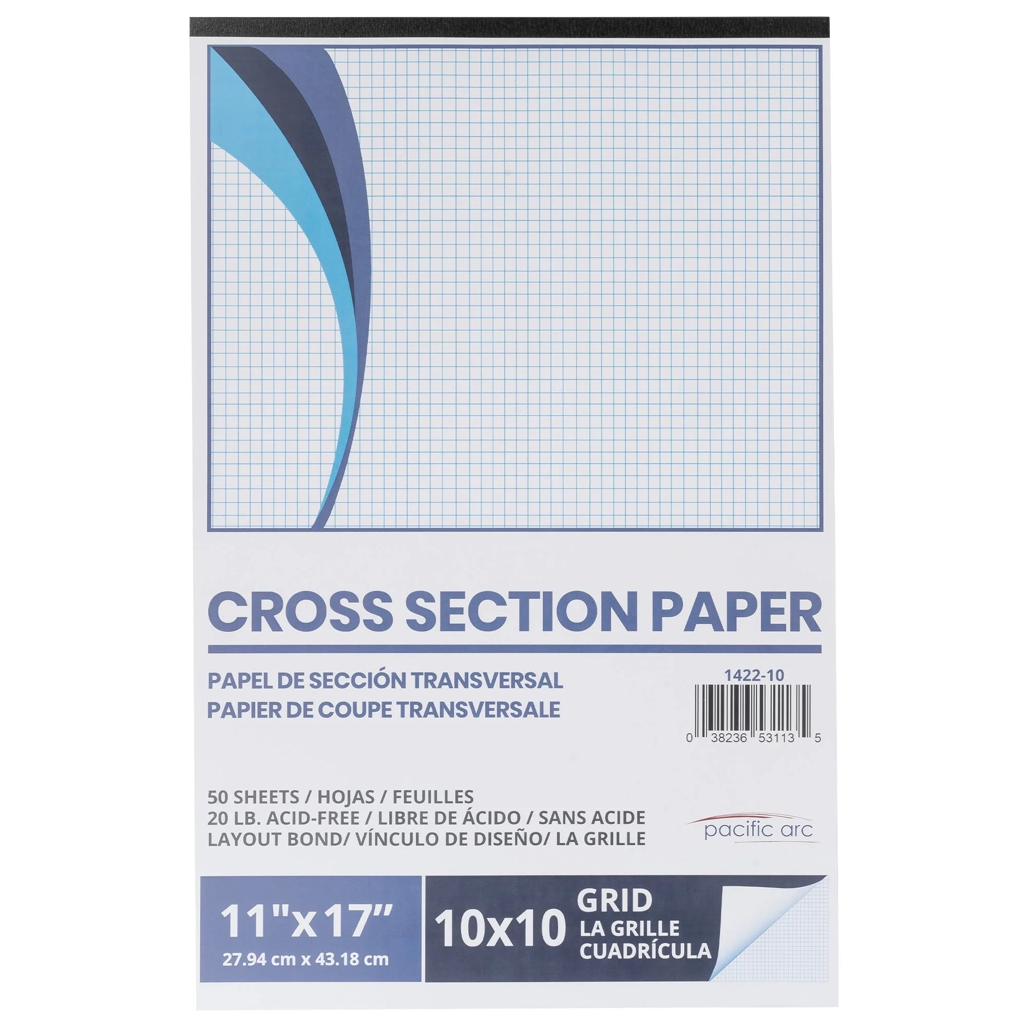 Pacific Arc - Cross Section Paper Pack, 500 Sheets, 8.5 Inch x 11 Inch ...