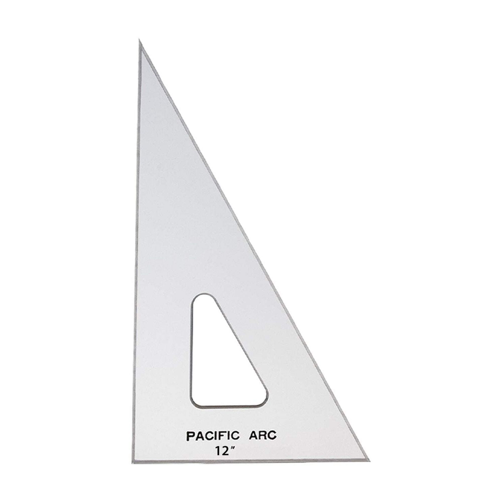 Pacific Arc Drafting Triangle, 12-inch, 30/60/90 Degrees, Topaz ...