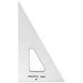 Pacific Arc Drafting Triangle, 4-inch, 30/60/90 Degrees, Clear Acrylic ...