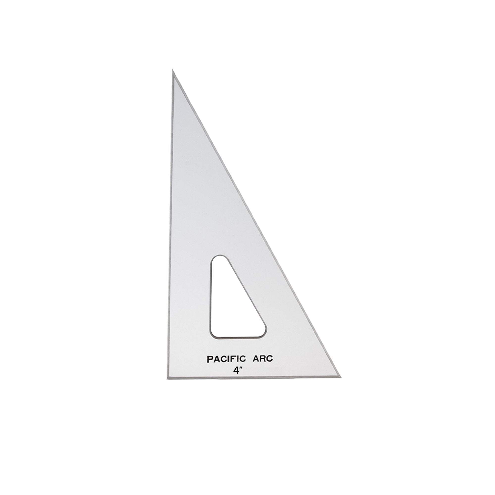 Pacific Arc Drafting Triangle, 4-inch, 30/60/90 Degrees, Topaz ...