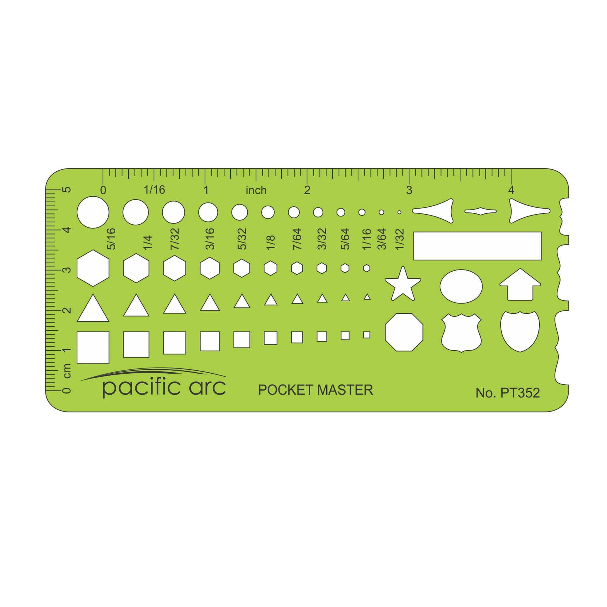 Pacific Arc - Pocket Master Template Guide, Featuring Perfect Circles ...