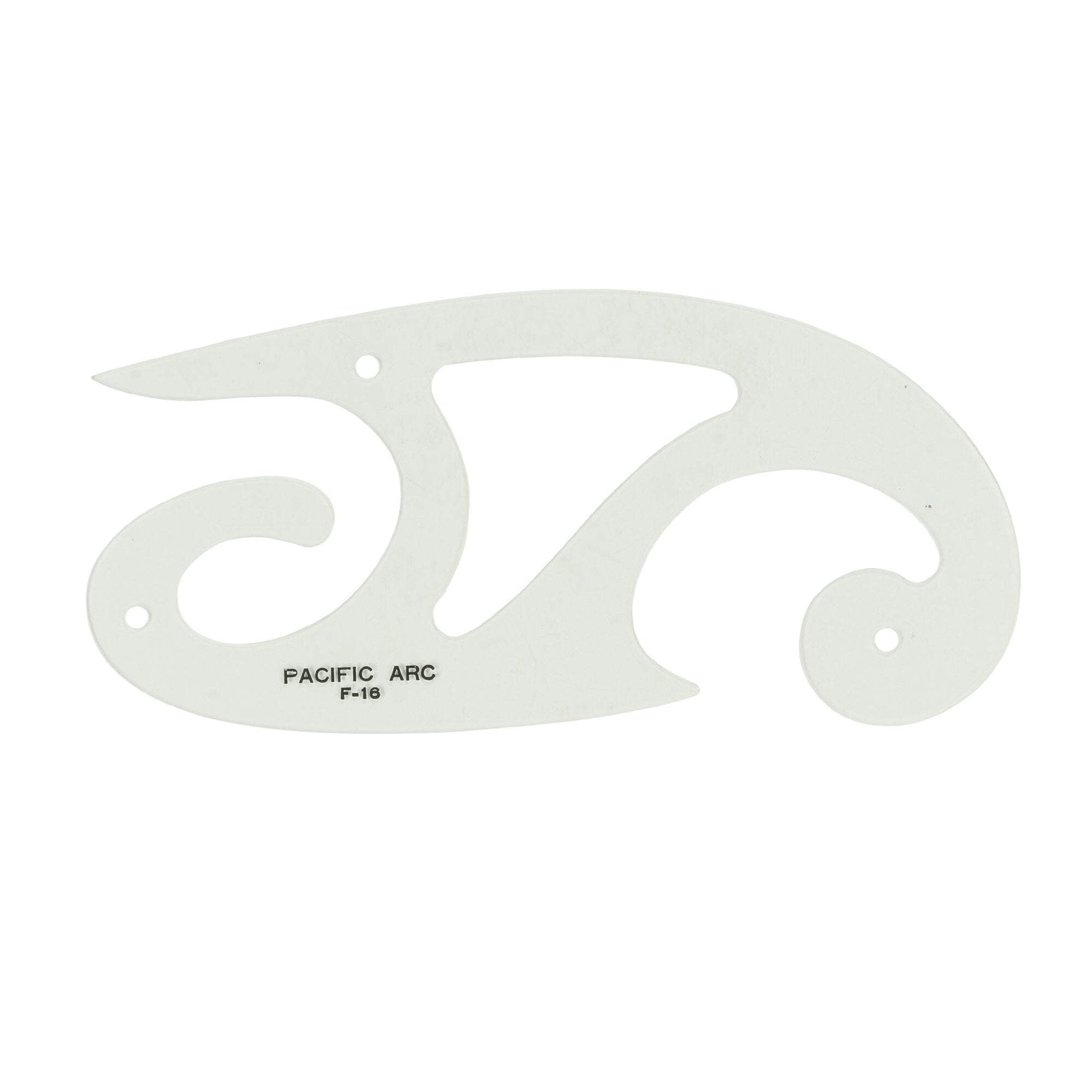 Pacific Arc,Professional French Curves, Acrylic, Plain Edge, 5.25 ...
