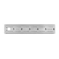Pacific Arc, Stainless Steel Ruler with Inch (32nd & 64th) and Pica ...