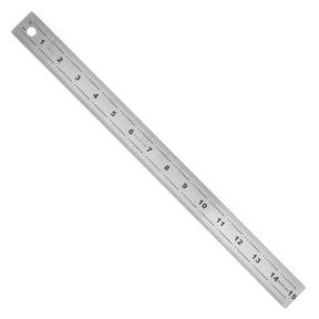Pacific Arc, Stainless Steel Ruler with Inch (32nd & 64th) and Pica ...