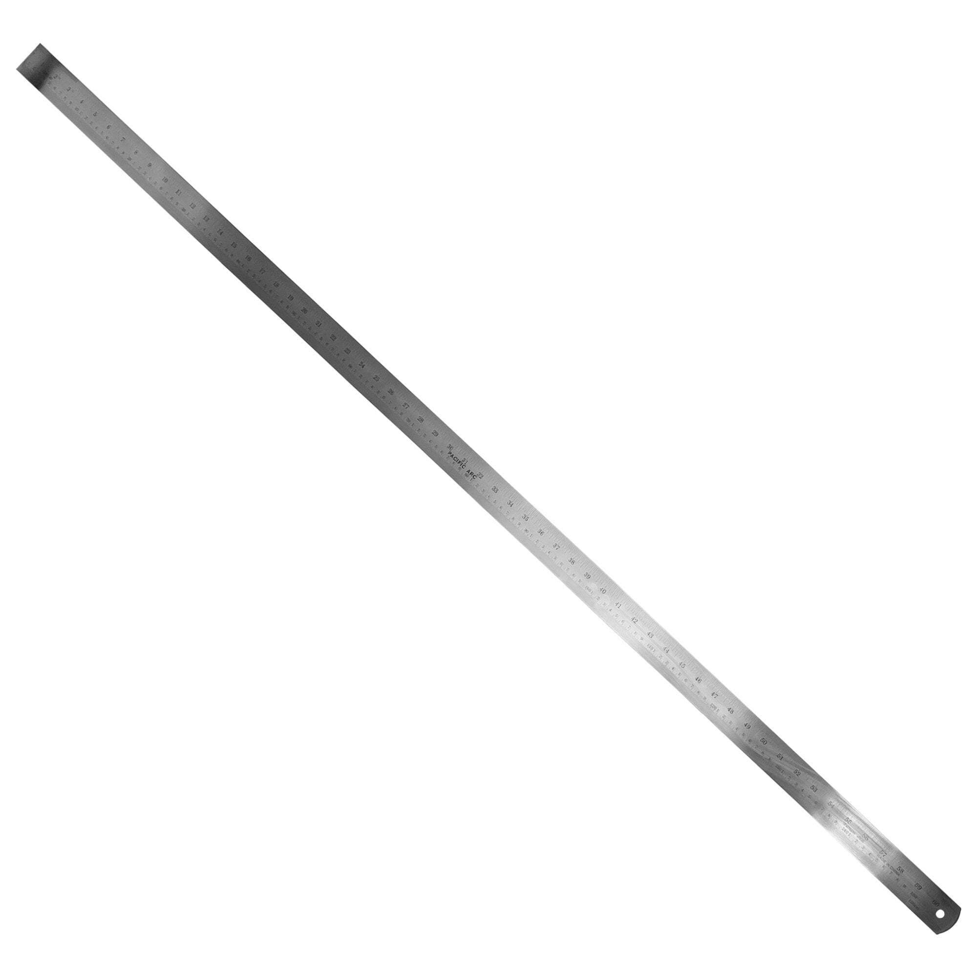 Pacific Arc, Stainless Steel Ruler with Inch/Metric Conversion Table ...