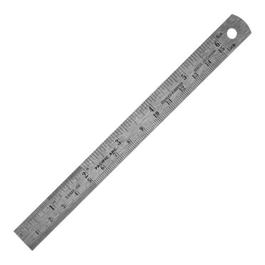 Pacific Arc, Stainless Steel Ruler with Inch (32nd & 64th) and Pica ...