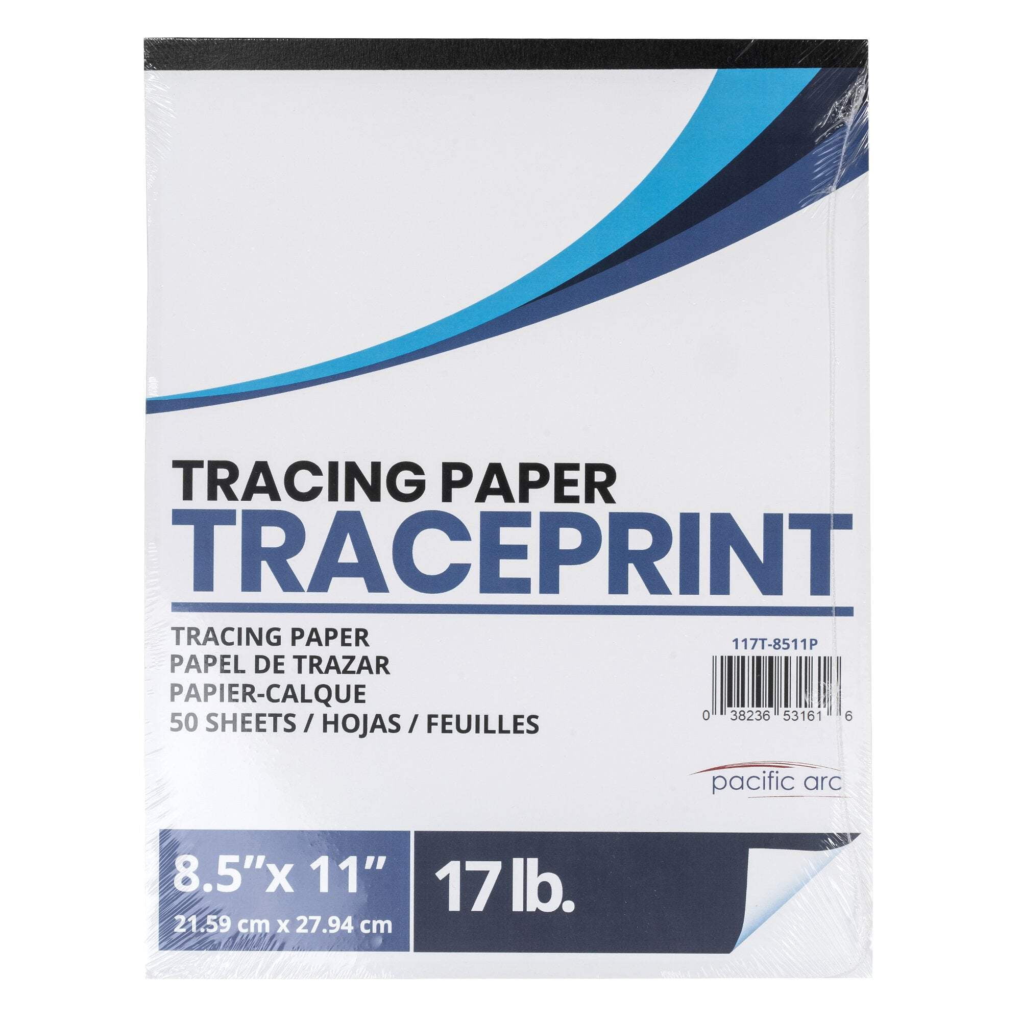 Pacific Arc, Tracing Paper Roll, White, 6 Inch X 50 Yard Roll - Walmart.com