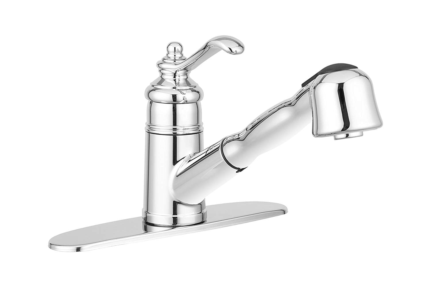 Pacific Bay Bainbridge Pull Out Kitchen Faucet - Chrome Plated ...