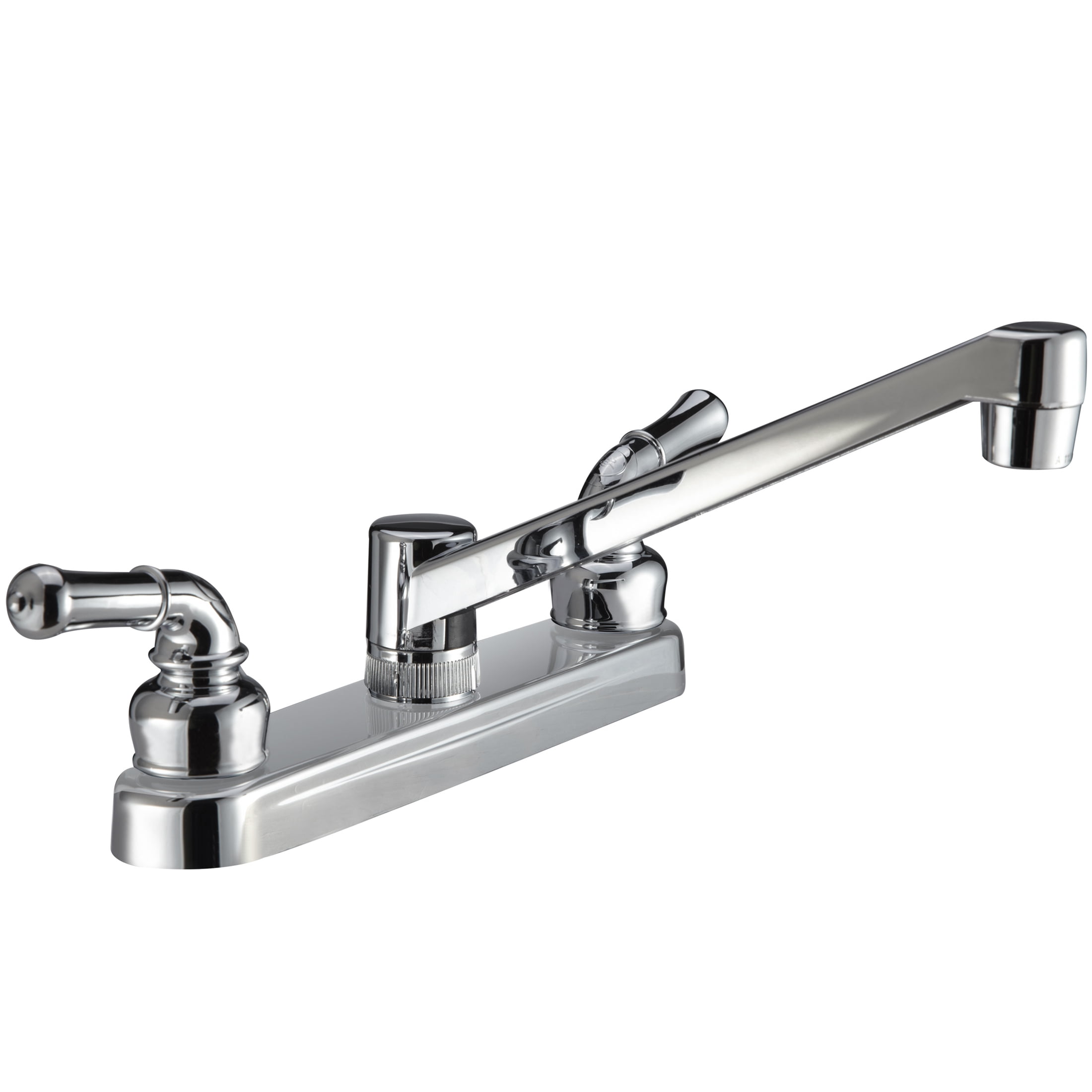 Pacific Bay PB-K14CP Kitchen Faucet Classic Water Faucet with Levers ...