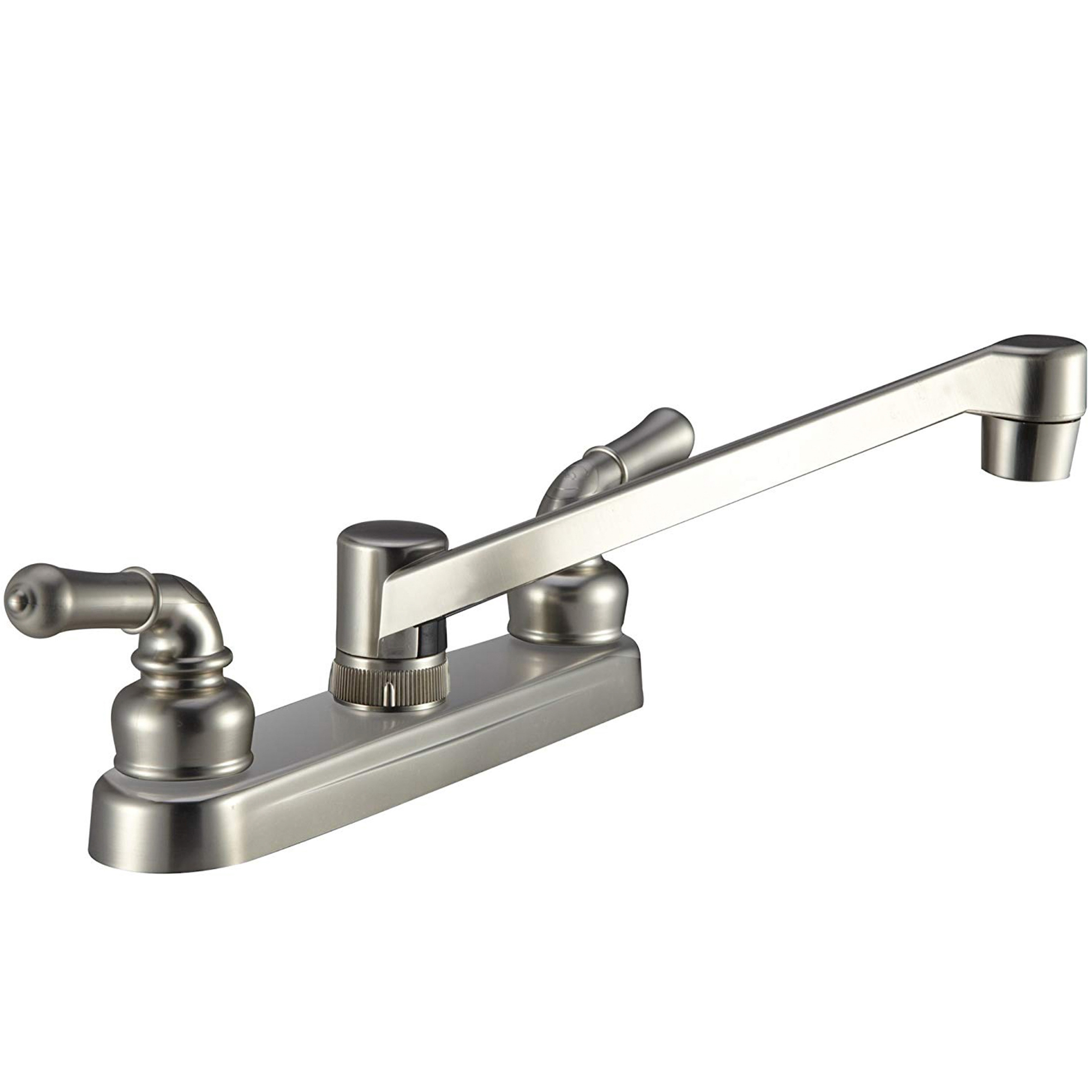 Pacific Bay PB-K14CP Kitchen Faucet Classic Water Faucet with Levers ...