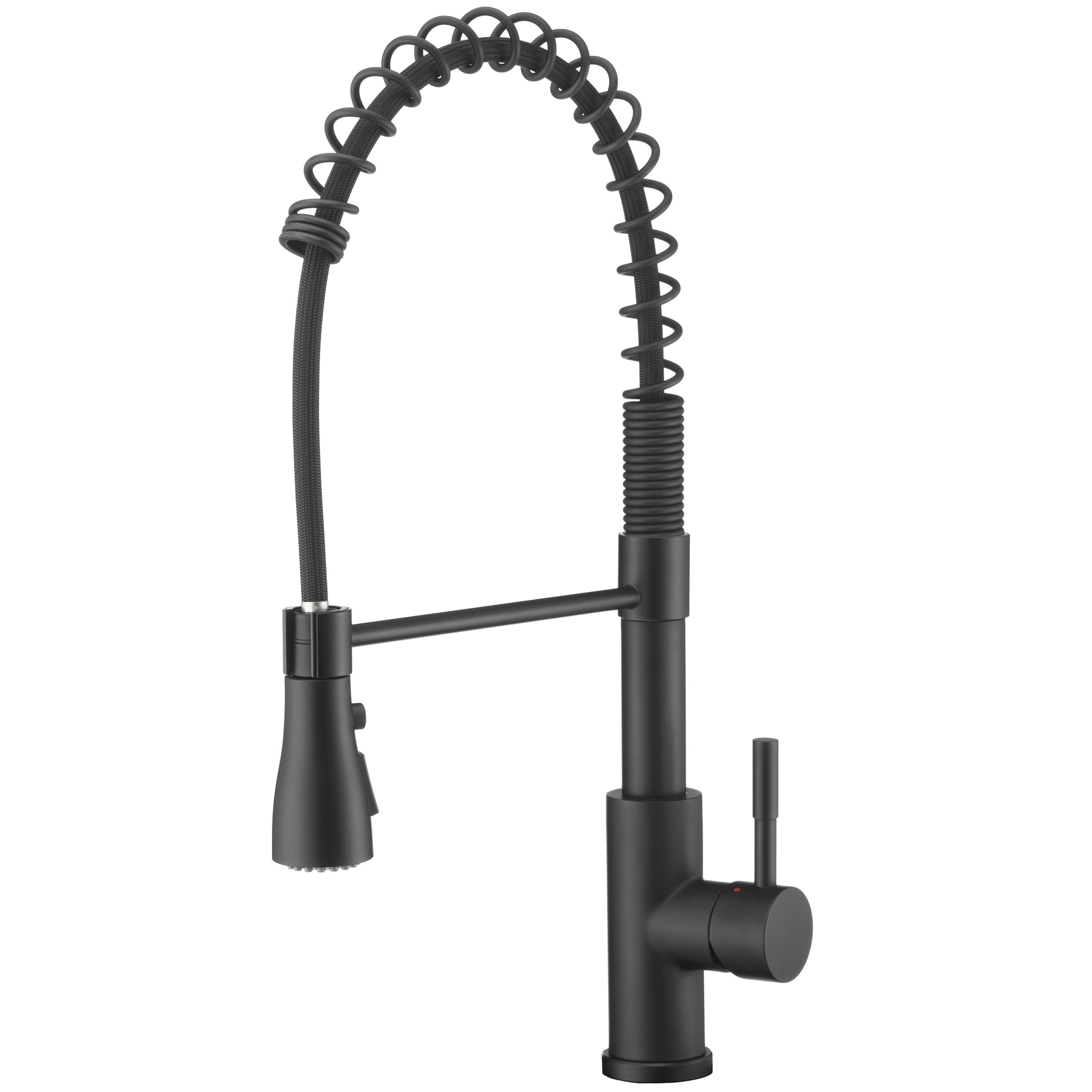 Pacific Bay Rainier Kitchen Faucet with Pull Down Sprayer, Matte Black ...
