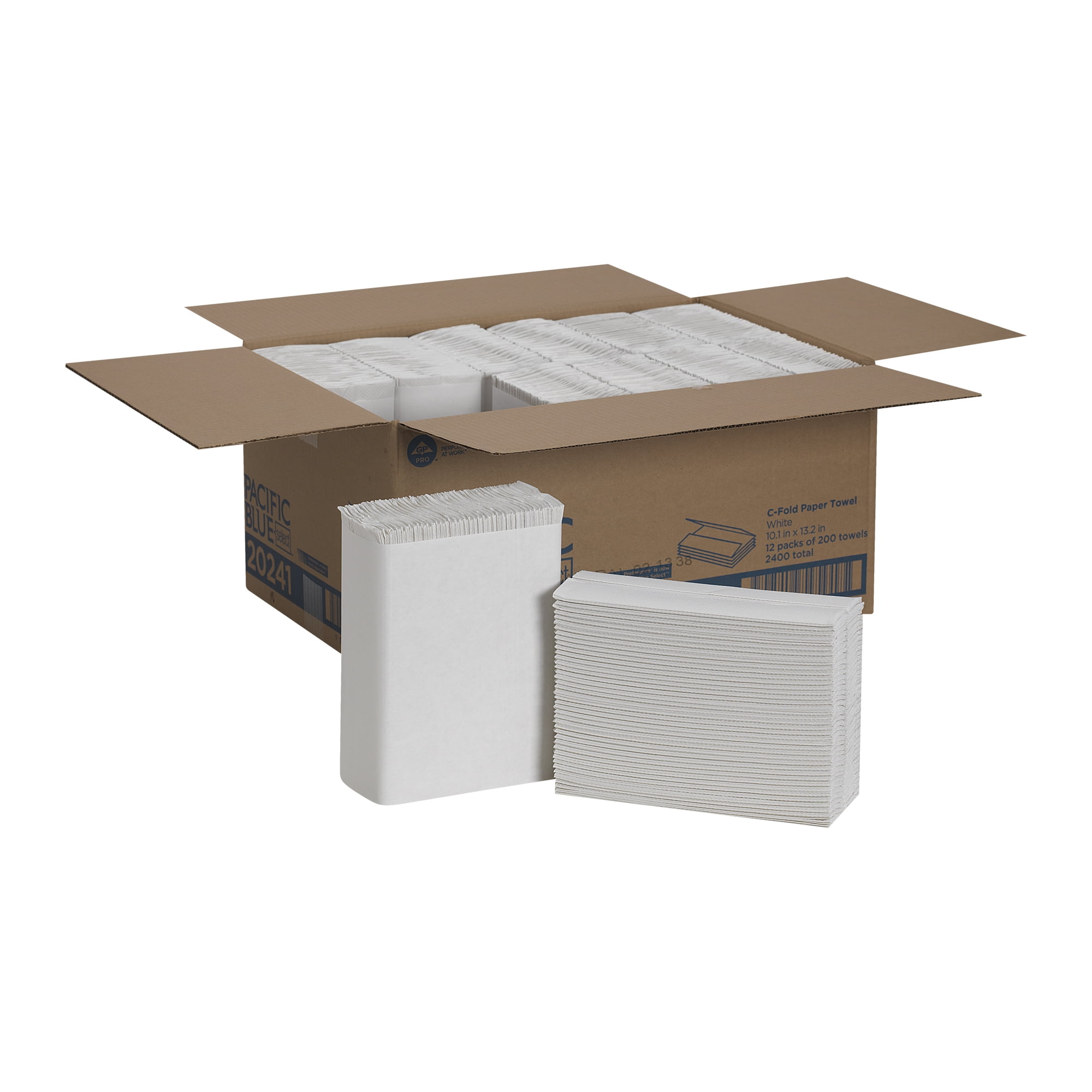 Pacific Blue Select Paper Towel C-Fold 12 Pack(s), 200 Towels/ Pack ...