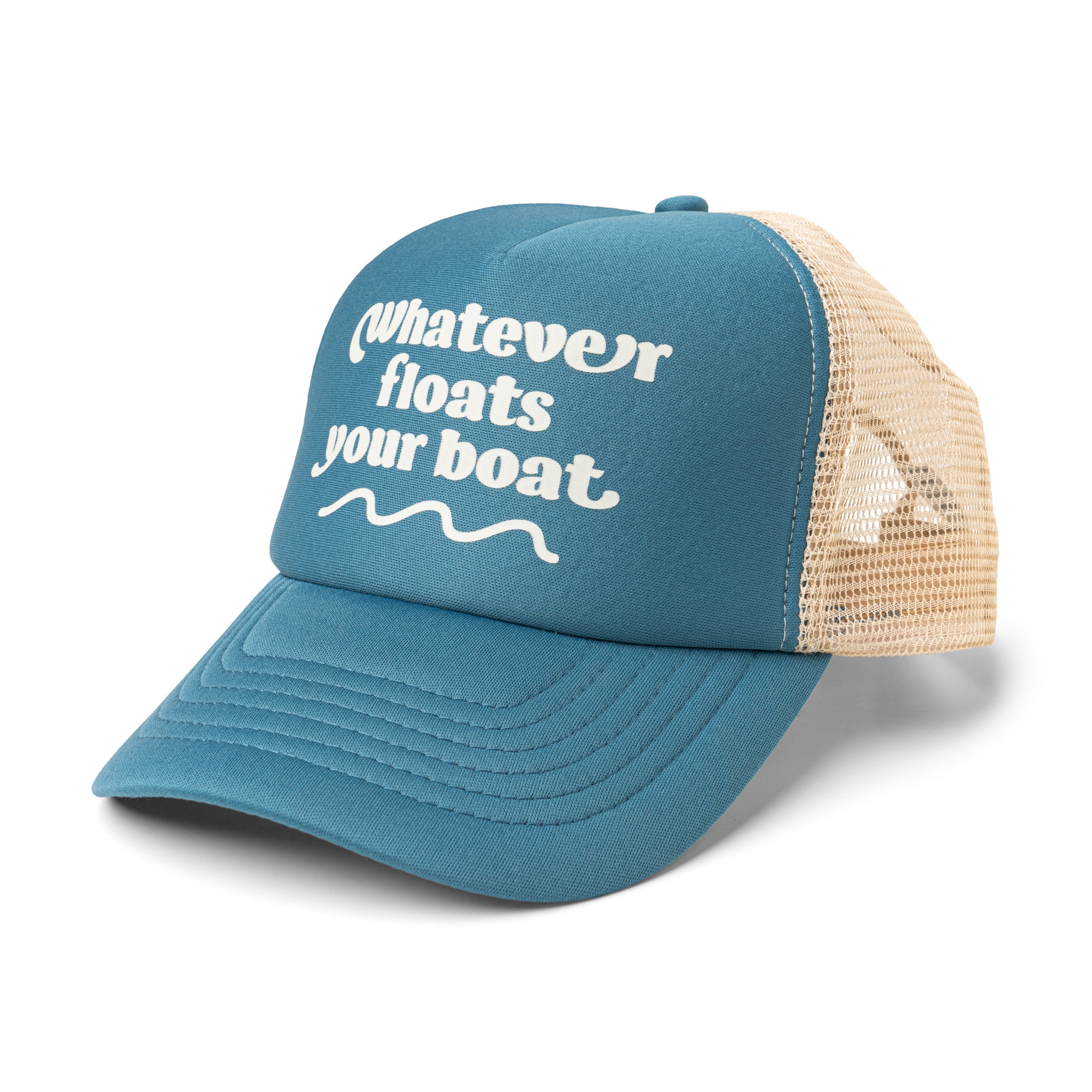 Pacific Brim Foam Trucker Hat Classic Adjustable Cap with Mesh Side ...