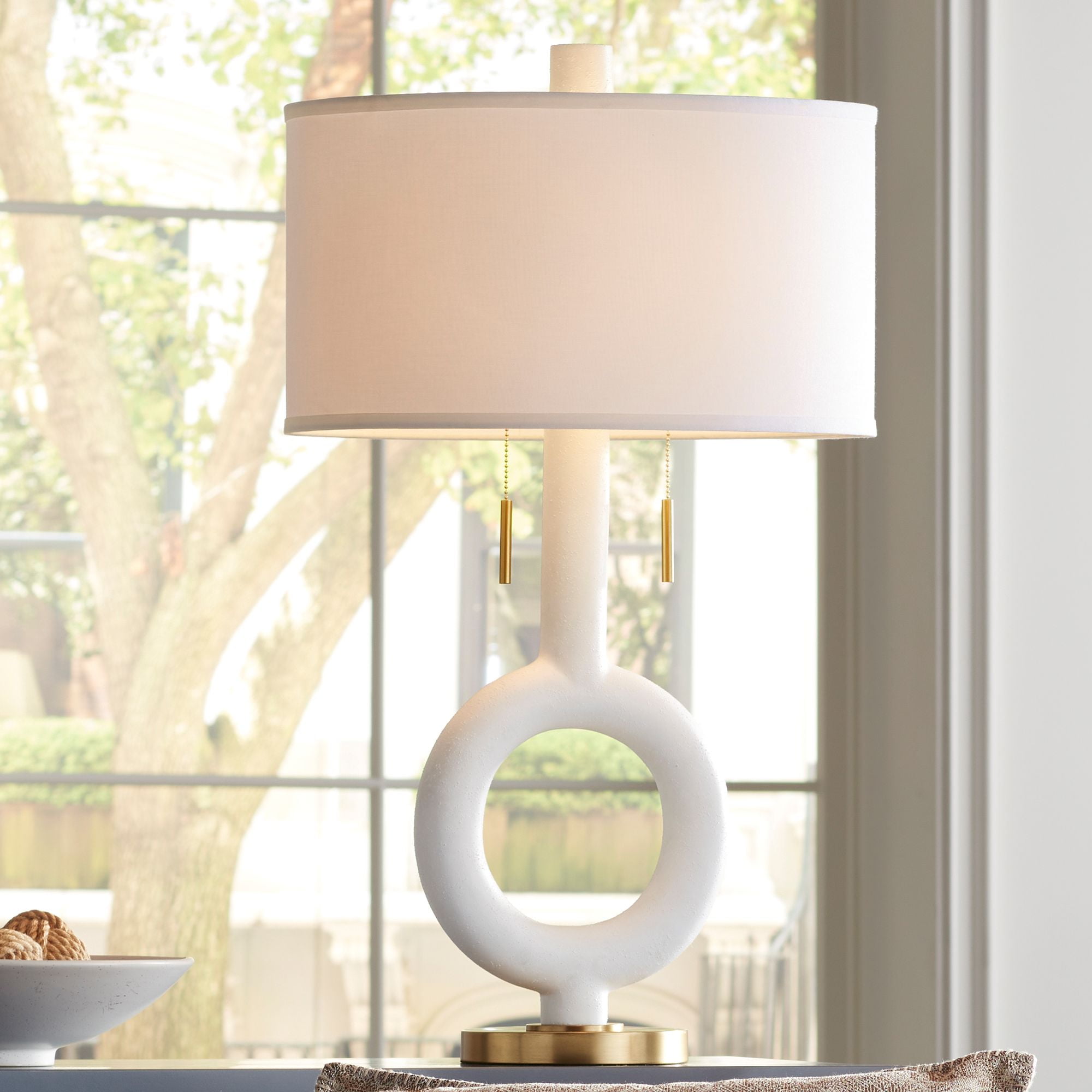 Possini Euro Design Athena 30 3/4" Tall Open Circle Large Mid Century ...