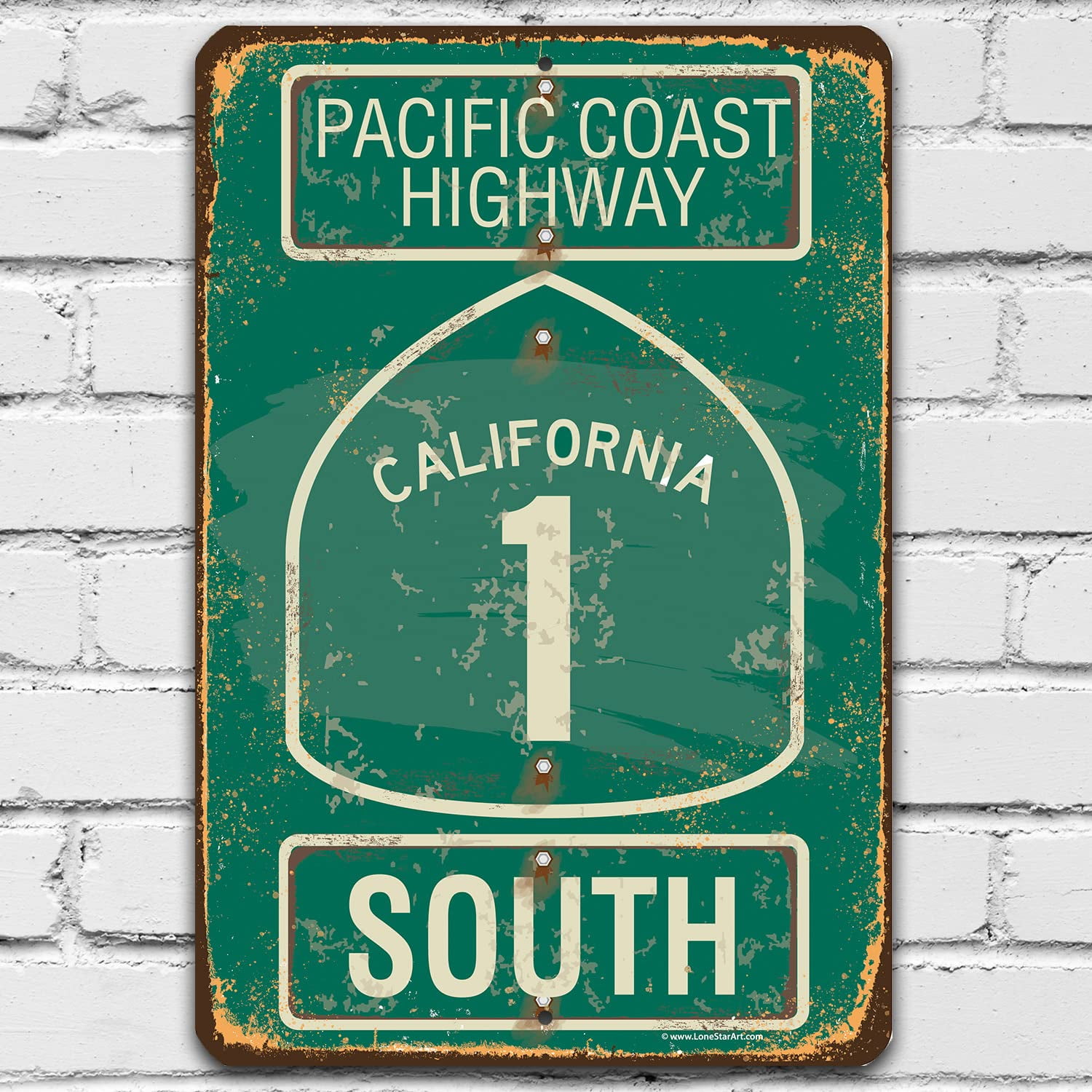 Pacific Coast Highway South - California - Durable Metal Use Indoor ...