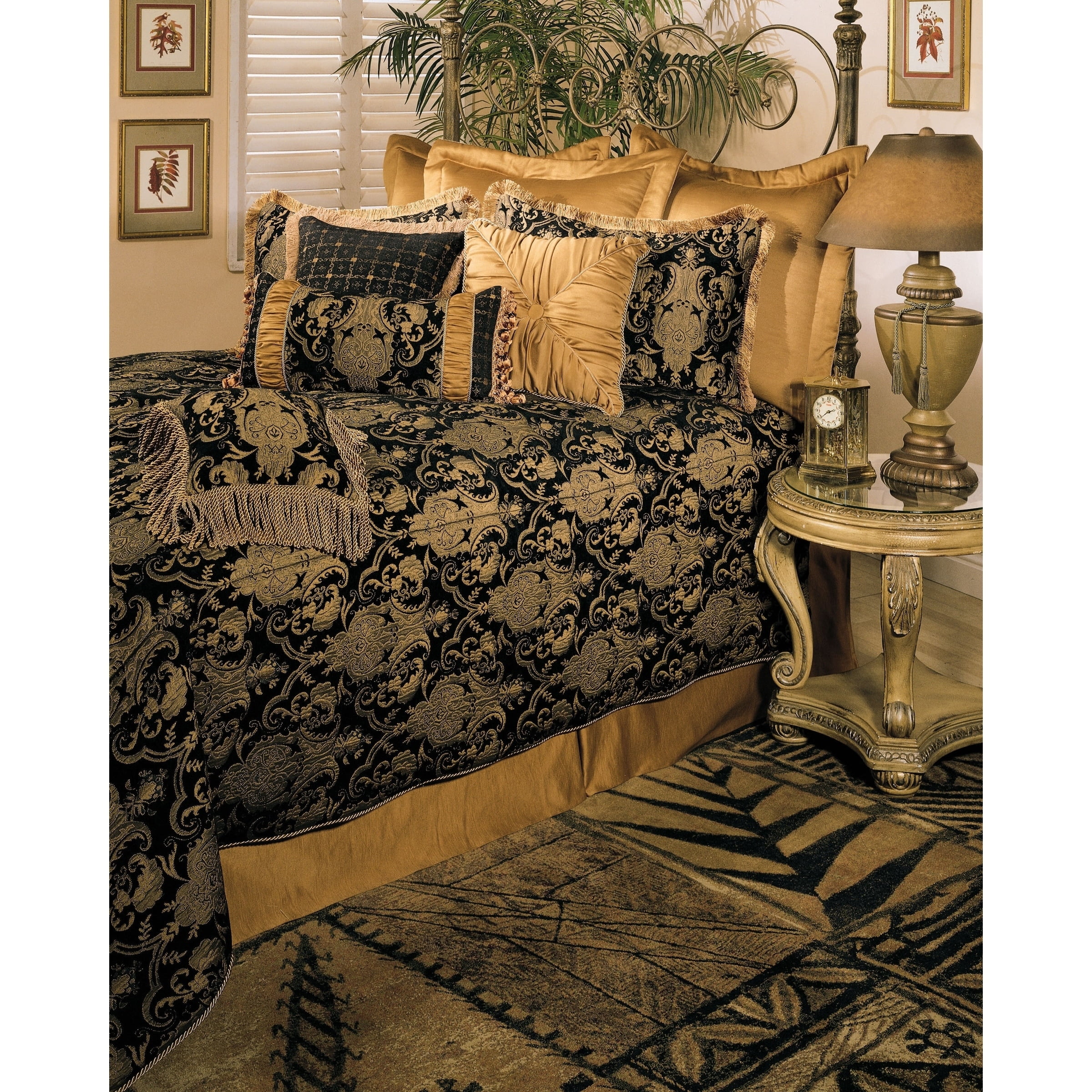 Pacific Coast Home Furnishings PCHF China Art Black 3-piece Comforter ...