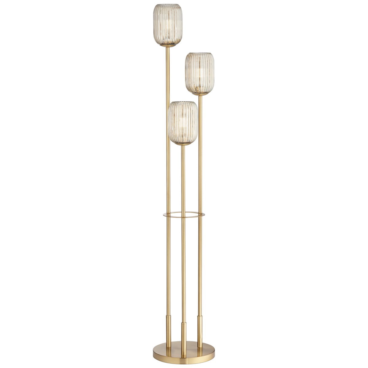 Pacific Coast Lighting Mid-Century Modern Floor Lamp, 3 Uplight with ...