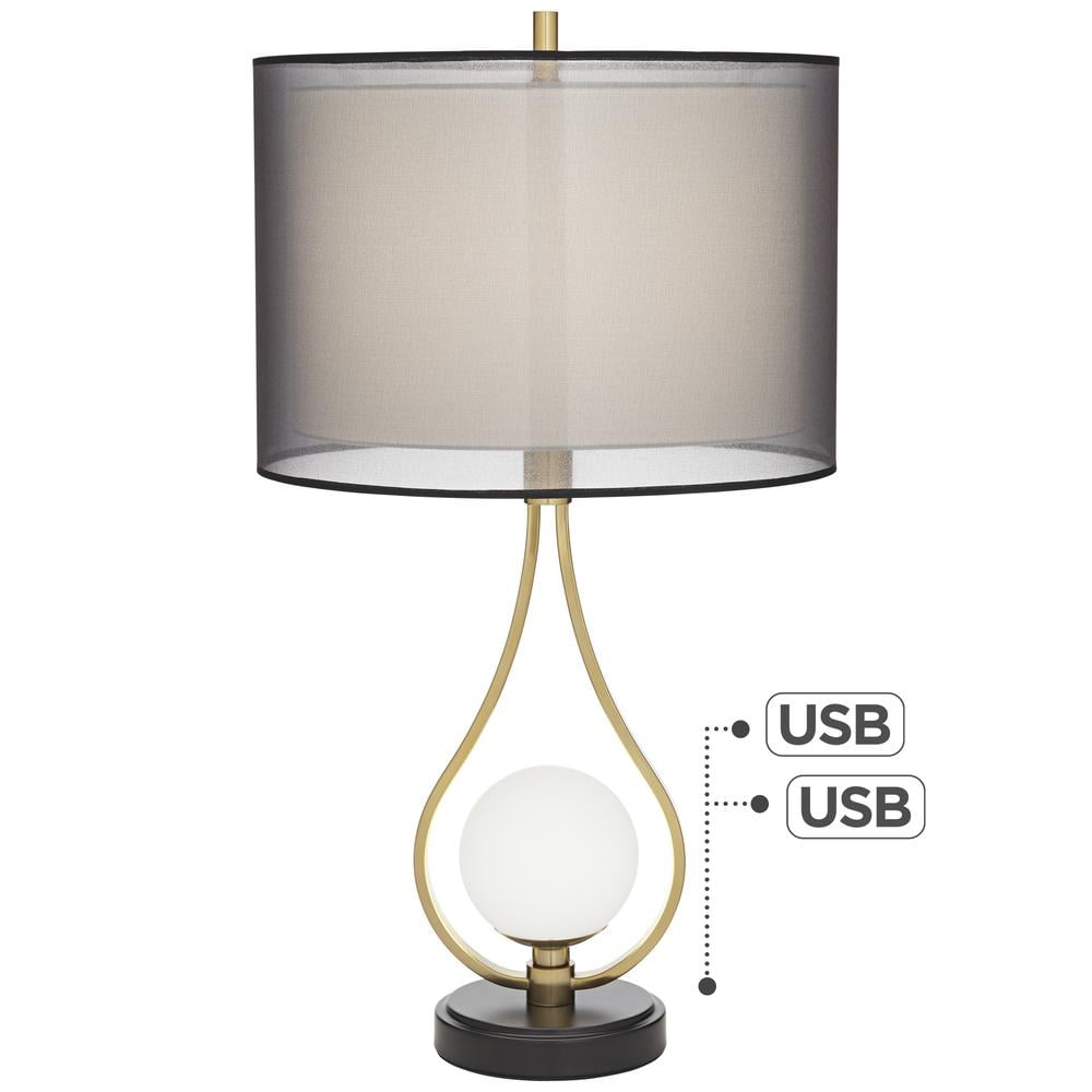 Pacific Coast Lydia Table Lamp - Teardrop Shape With Globe Light ...