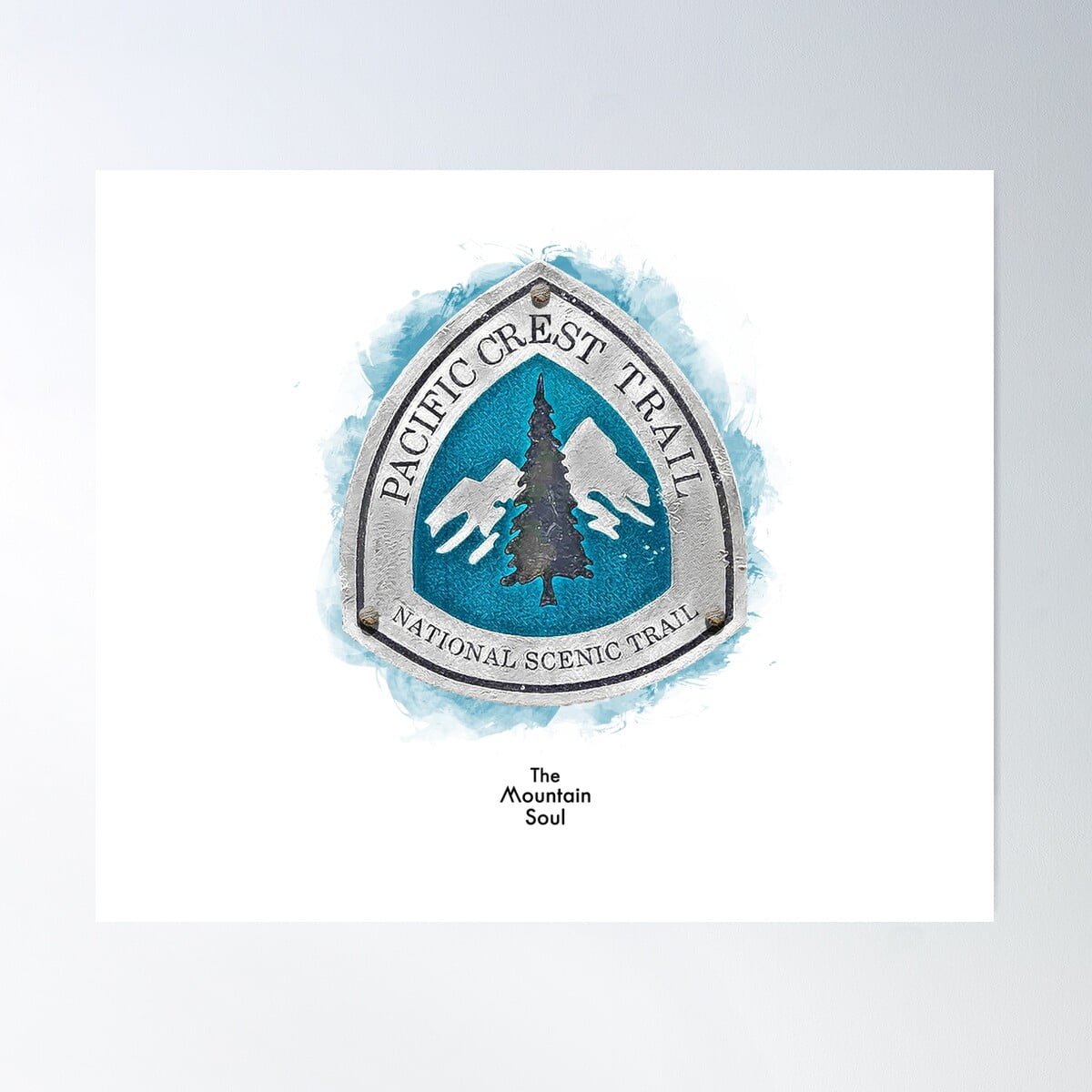 Pacific Crest Trail - Pct Trail Marker Poster Wall Art, Modern Wall ...