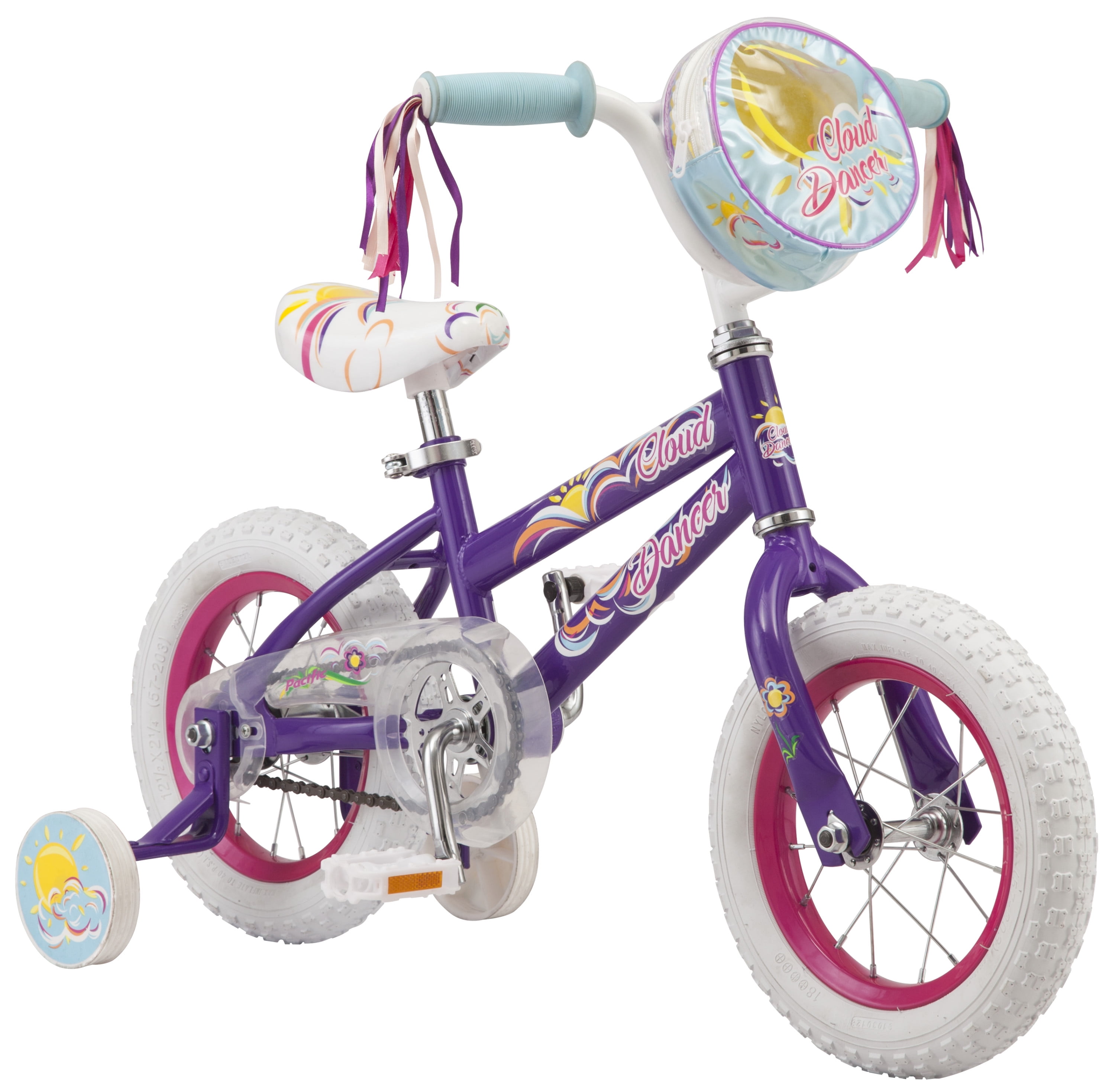 Pacific Cycle Cloud Dancer 12 Girls Indoor Playground Bike - Walmart ...