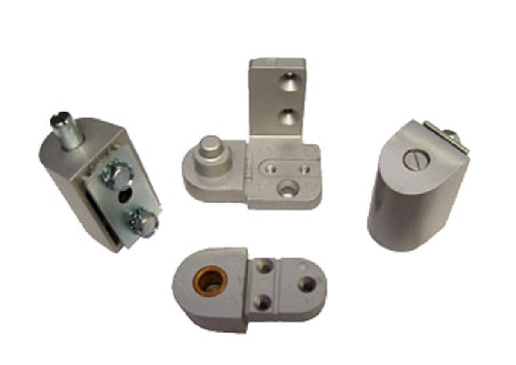 Pacific Doorware YKK Style Storefront Door Pivot Hinge Set in Aluminum ...