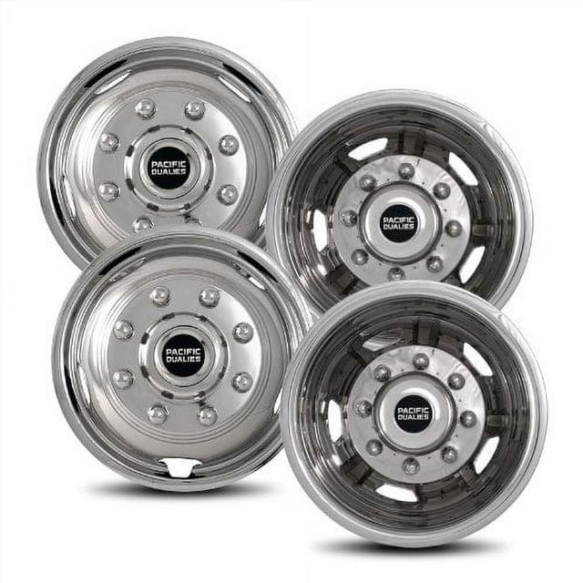 Pacific Dualies 30-1708 17" Polished Stainless Steel Wheel Simulator ...