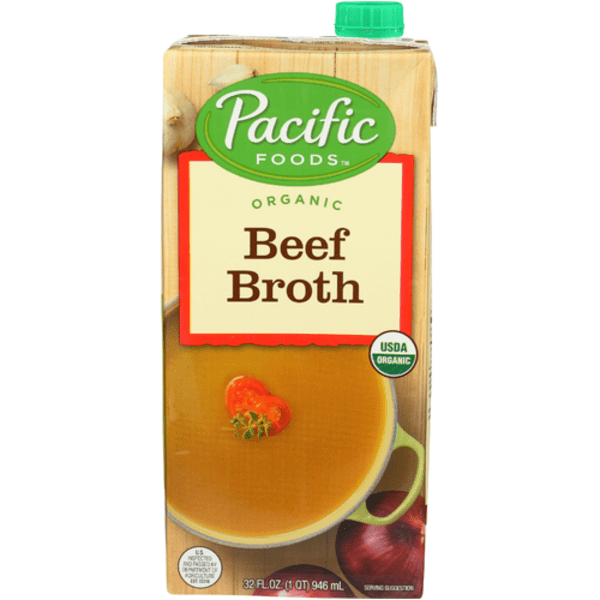 Pacific Foods Organic Beef Broth 32 fl oz - Pack of 2 - Walmart.com