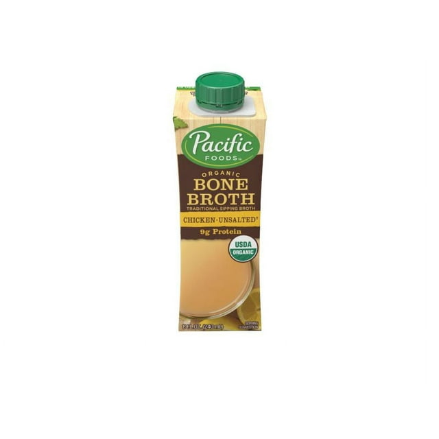 Pacific Foods Organic Bone Broth, High Protein Original Chicken, Ready ...