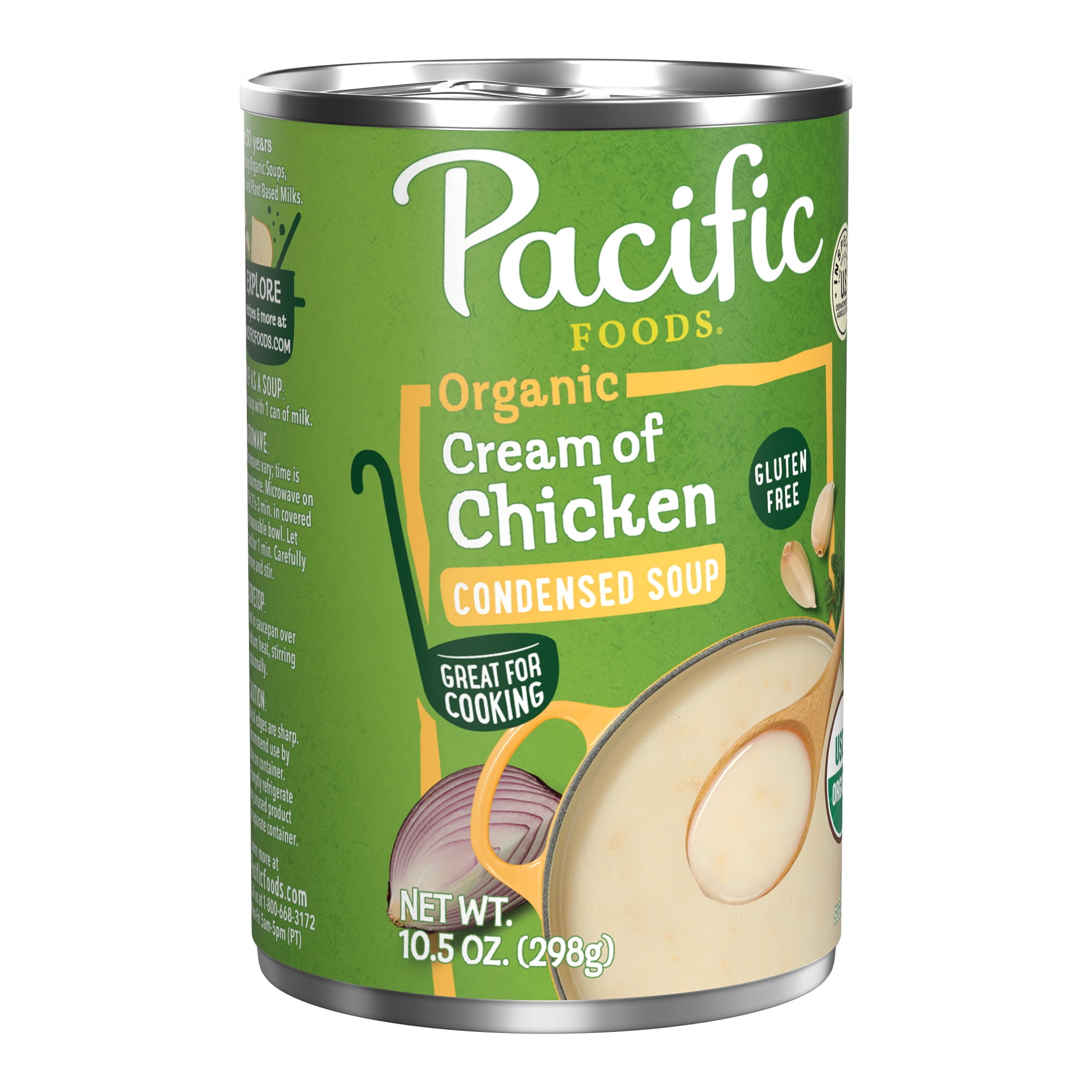 Pacific Foods Organic Cream of Chicken Soup, 10.5 oz Can - Walmart.com