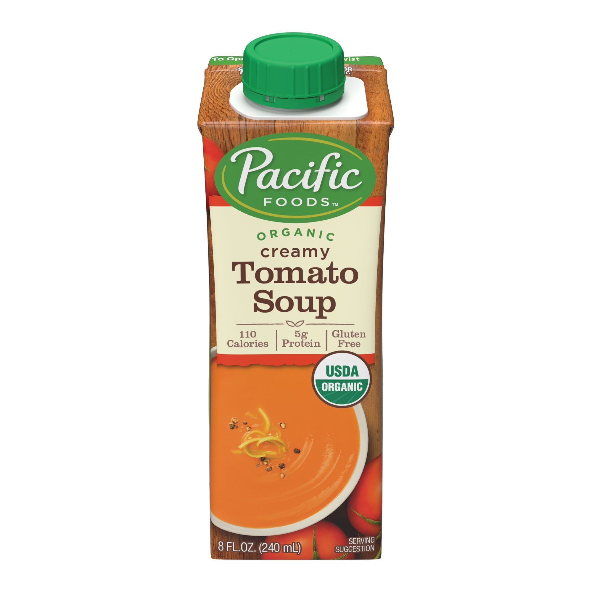 Pacific Foods Organic Creamy Tomato Soup, 8oz - Walmart.com