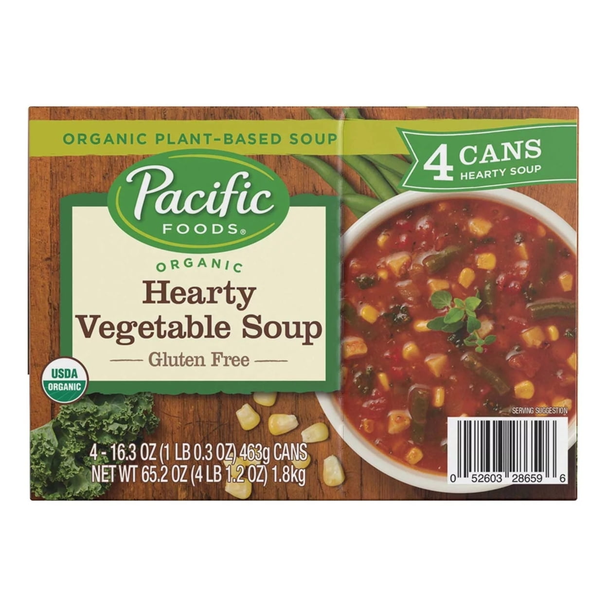 Pacific Foods Organic Hearty Tomato Vegetable Soup, 16.3 Ounce (Pack of ...