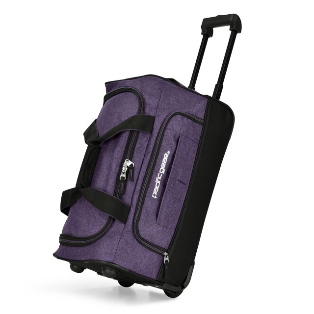 Pacific Gear Keystone 21" Rolling Duffel Bag with Wheels, Purple ...