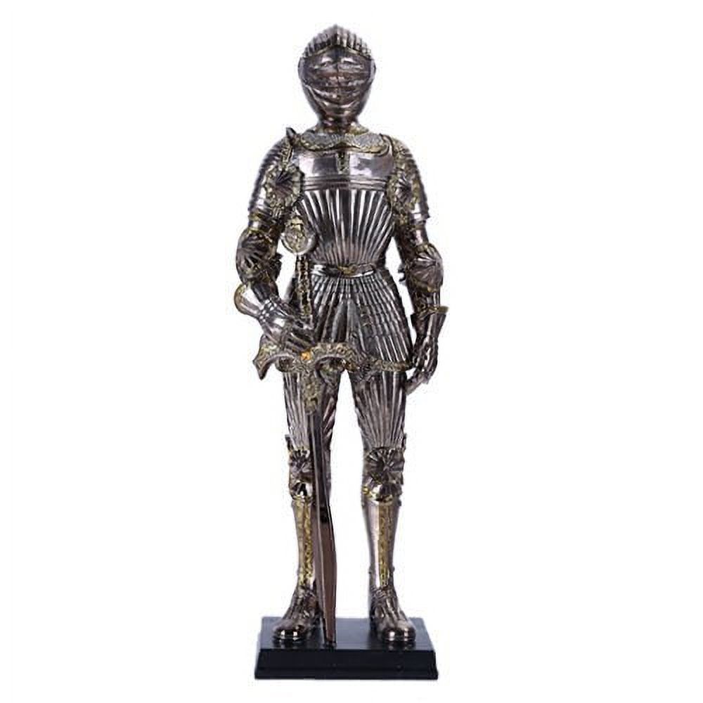 Pacific Giftware 13" Tall Medieval Knight with Sword Statue Figurine ...