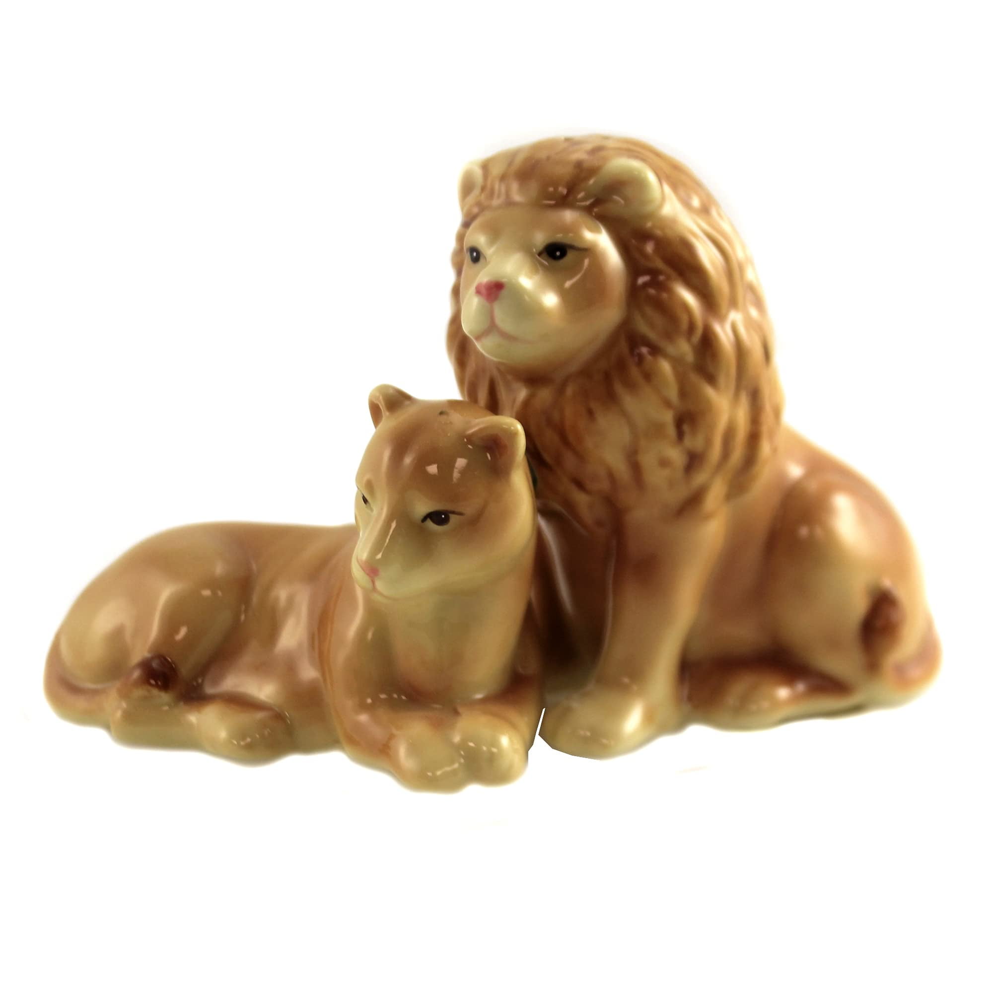 Pacific Giftware 4.75 inches Animal Kingdom Mr. and Mrs. Lion Couple ...