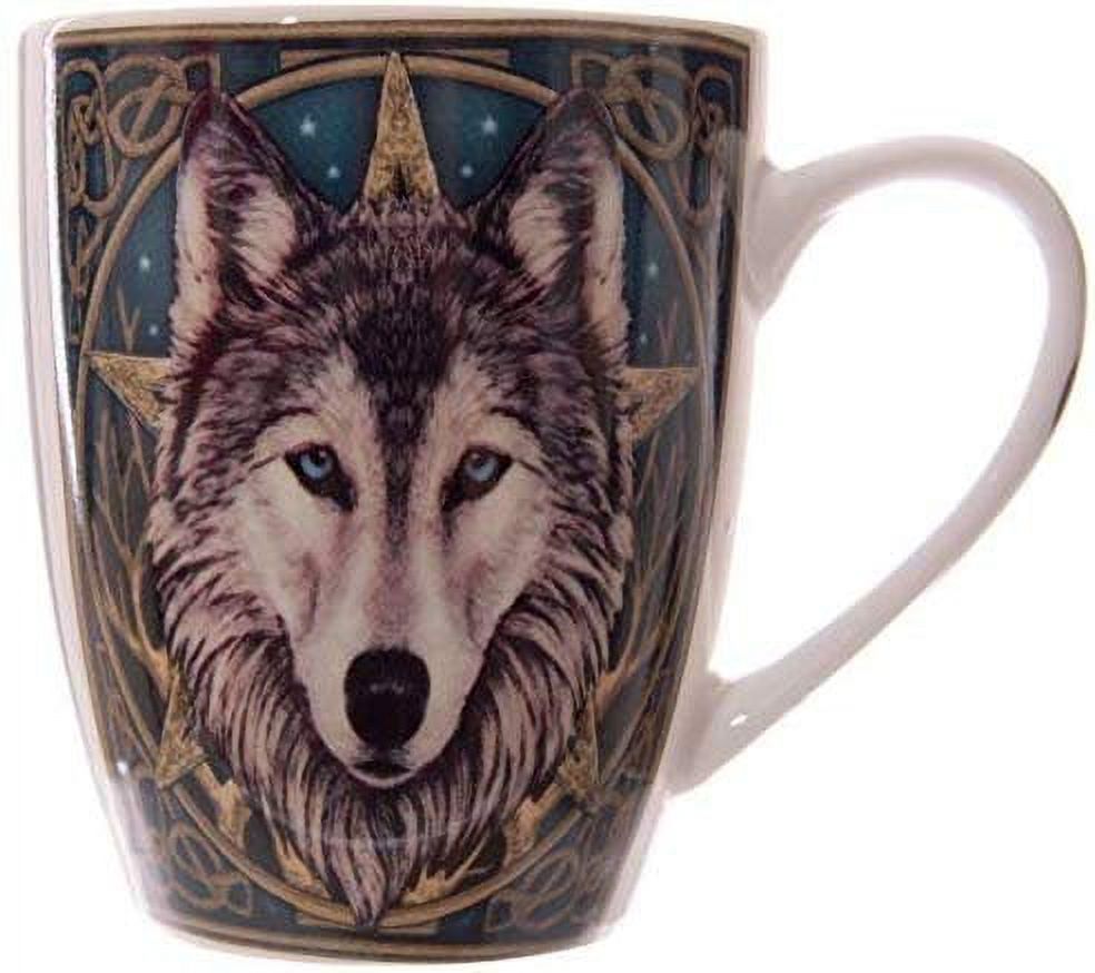 Pacific Giftware Wilde One Wolf 4" New Bone China Porcelain Coffee Mug ...