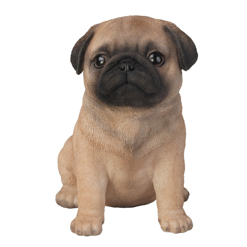 Pacific Giftware Adorable Seated Pug Puppy Collectible Figurine Amazing ...