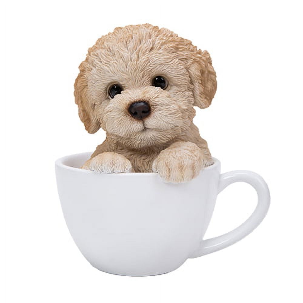 Pacific Giftware Adorable Teacup Pet Pals Puppy Collectible Figurine 5. ...